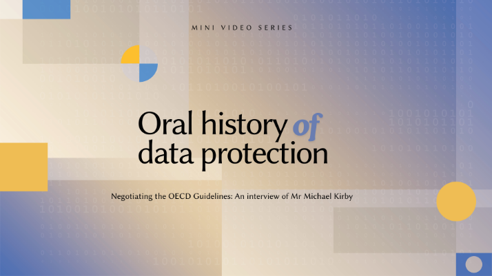 Mini video series: Oral history of data protection - Negotiating the ...